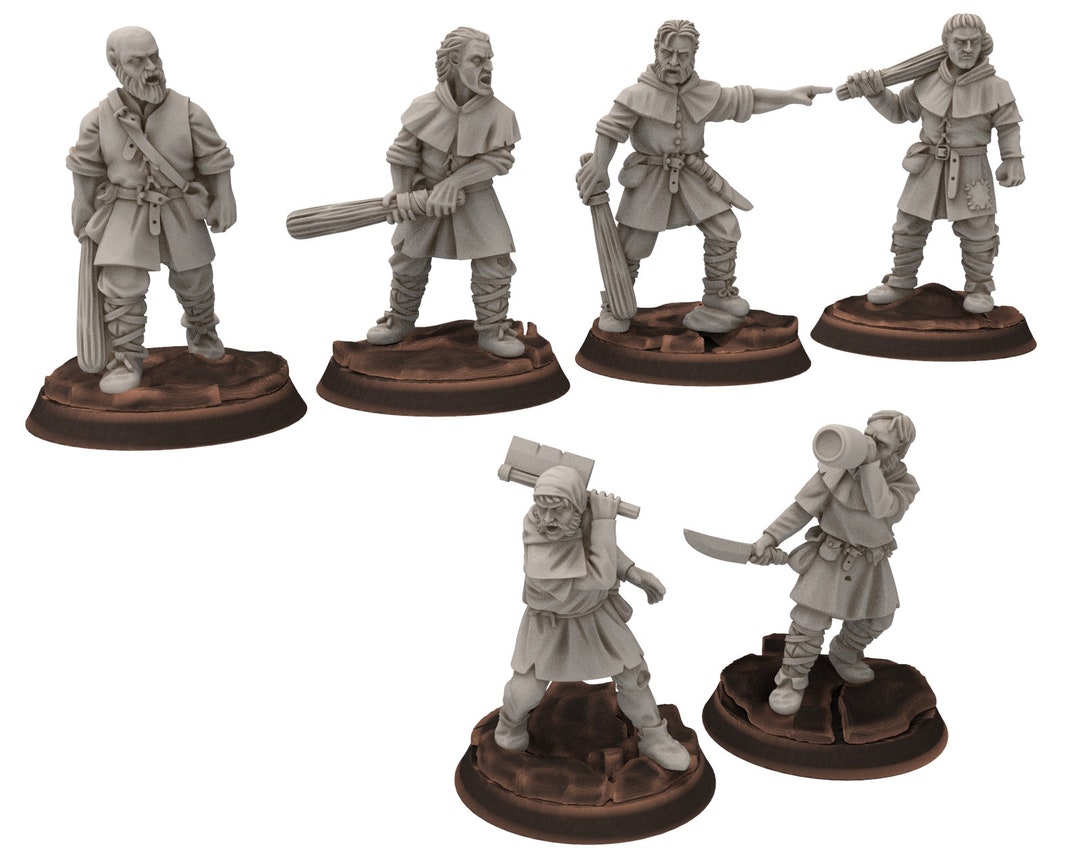Ruffians Bandit Dagguer Club Cleaver, Wood Thief Warband, Scouring ...