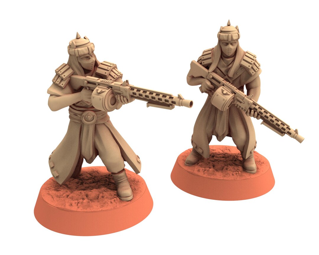Desert Raiders Treasury Guards Imperial Guard Post Apocalyptic, Usable ...