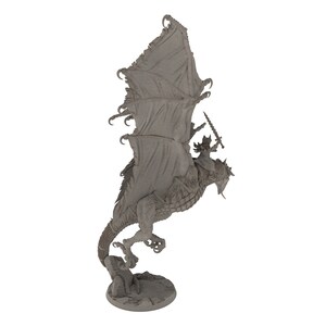 Orcs Horde Ancient Wraith Lord on Wraithbeast, Ruins City River, Middle ...