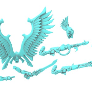 Space Elves Captain of Elite Sky Fighters Eldar Vendettas - Etsy