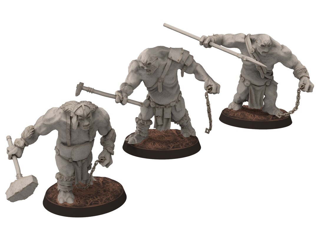 Goblin Cave Fell Kingdom Trolls, Tamed Cave Troll Warriors Warband ...