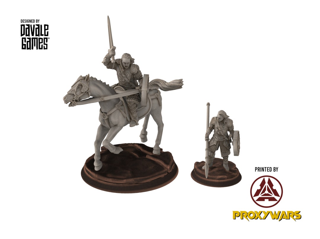Rohan Riders of Warhorses Prince Modular, Knight of Rohan, the Horse ...