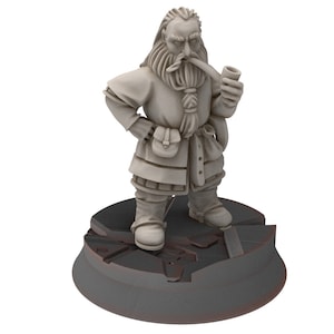 Dwarves Dwarf With Pipe, the Dwarfs of the Mountains, for Lotr, Medbury ...