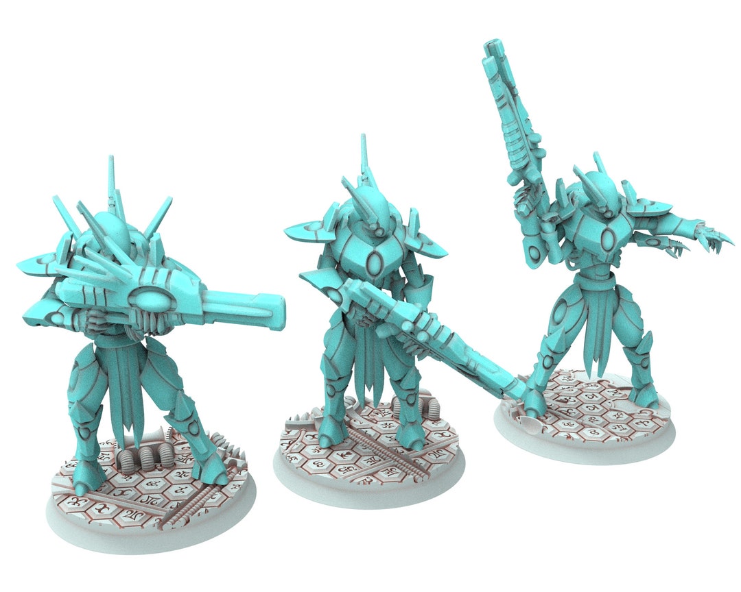 Space Elves Mobilesuit Modular Miniature Tech Elves Edge Miniatures ...