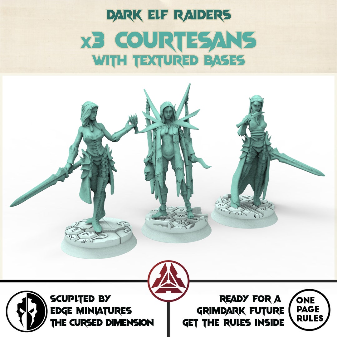 Dark City Elite Mercenary Poisoner Dark Eldar Drow - Etsy