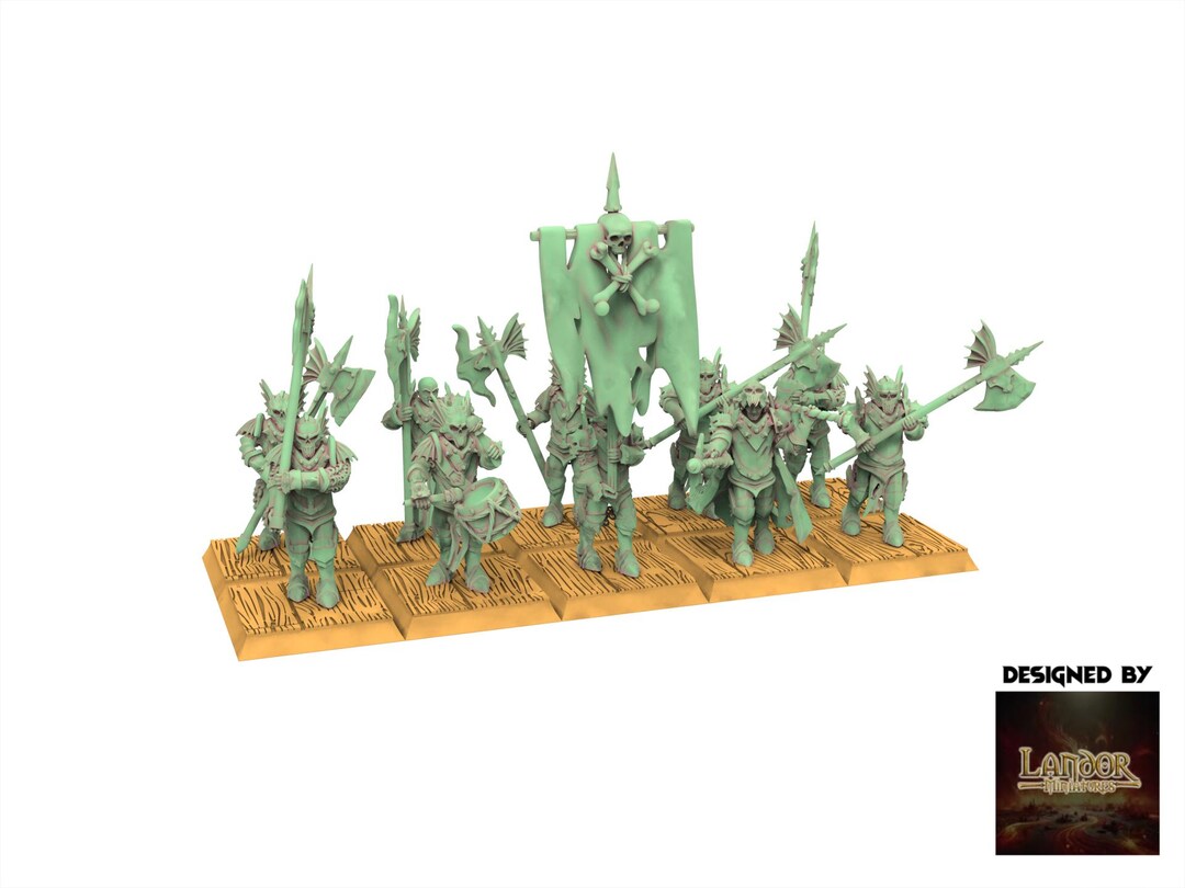 Zombie Pirates Black Guard With Halberd, the Dreaded Zombie Pirates ...