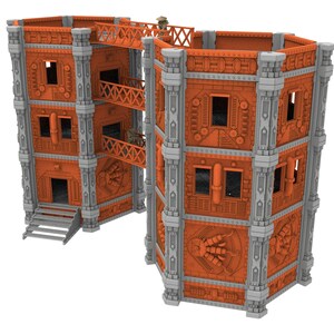 Damocles Industrial Buildings Modular Buildings Easy to Build Ruins WTC ...