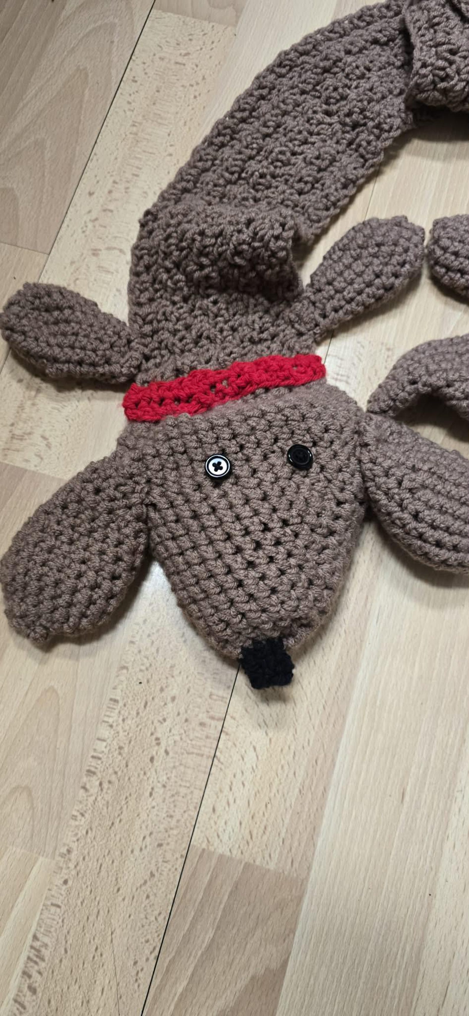 Wiener Dog Crocheted Scarf - Multiple Sizes and Colors - Etsy