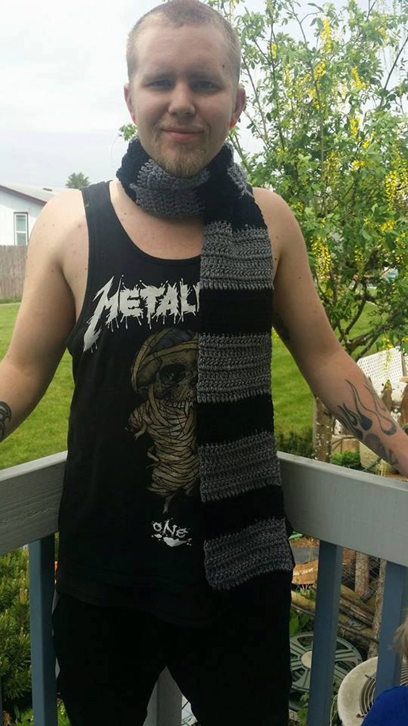 Despicable Me Minions Inspired Gru Scarf - Multiple Sizes - Etsy