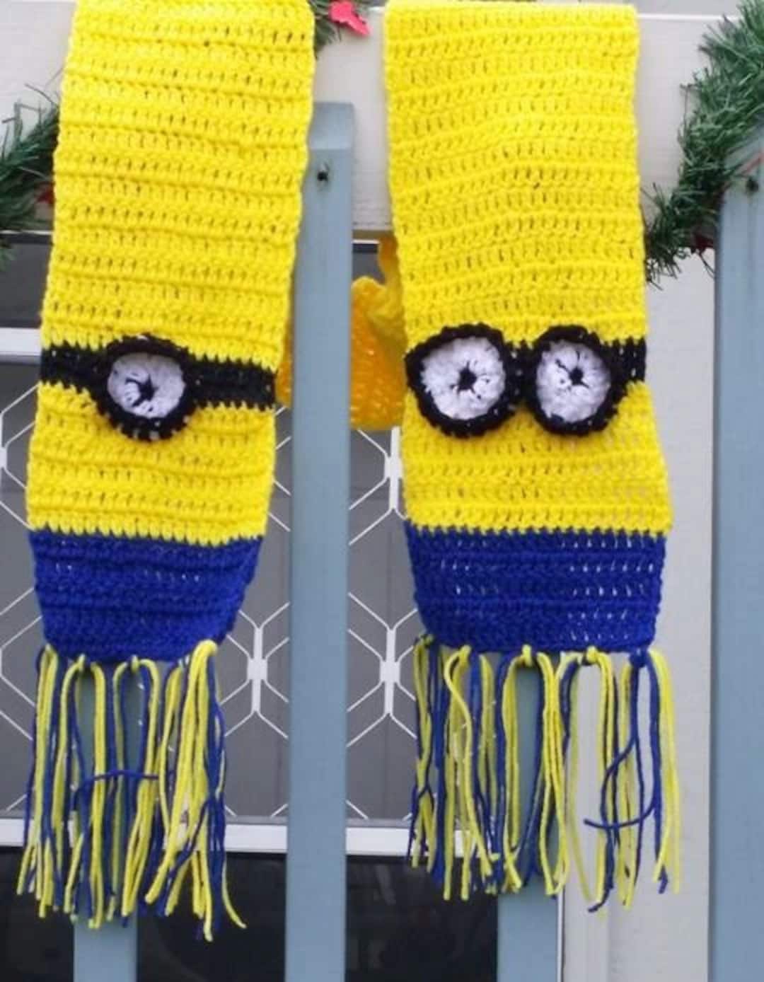 Despicable Me Minion INSPIRED Scarf - Etsy