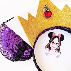 Queen Mouse Ears - Etsy