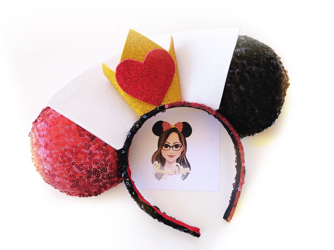 Heart Queen Mouse Ears - Etsy
