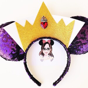 Queen Mouse Ears - Etsy