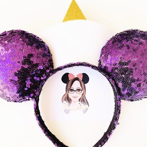 Queen Mouse Ears - Etsy