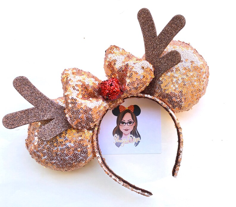 Rudolf Inspired Mouse Ears - Etsy