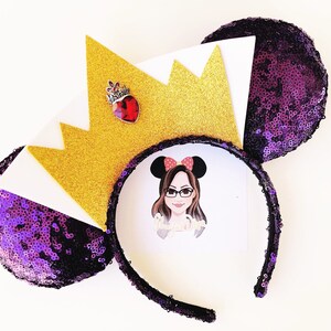 Queen Mouse Ears - Etsy