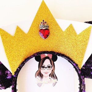 Queen Mouse Ears - Etsy