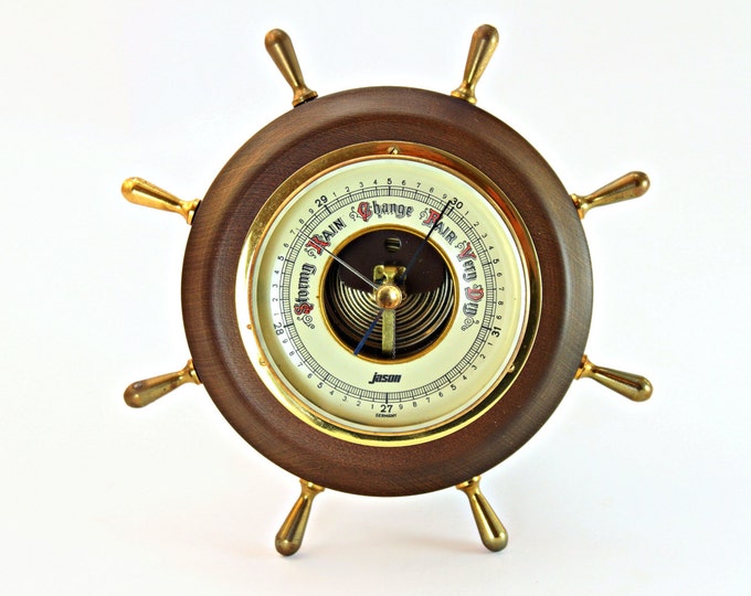 Mechanical Barometer, Vintage Jason Barometer, Jason Barometer Made in ...