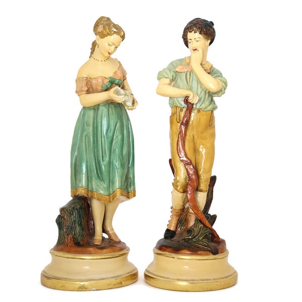 Chalkware Figurines - Etsy