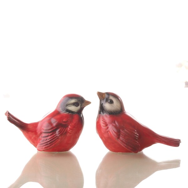 Ceramic Cardinal Figurines - Etsy