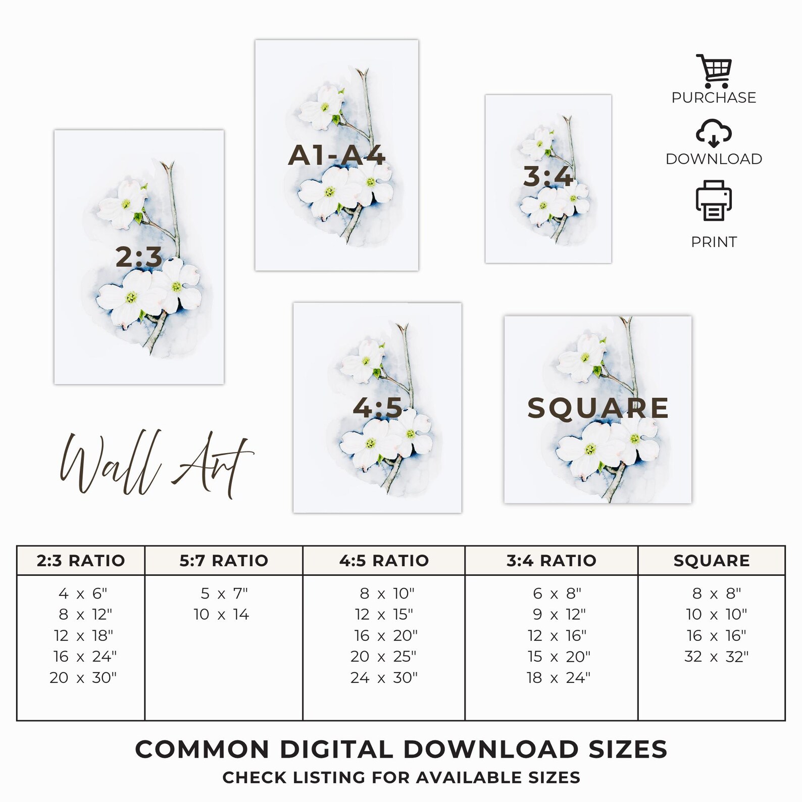 Calico Cochin Frizzle Rooster Watercolor Painting | Printable Wall Art ...