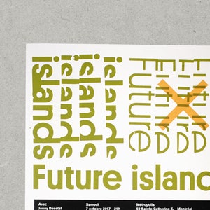 Future Islands Concert Poster - Etsy