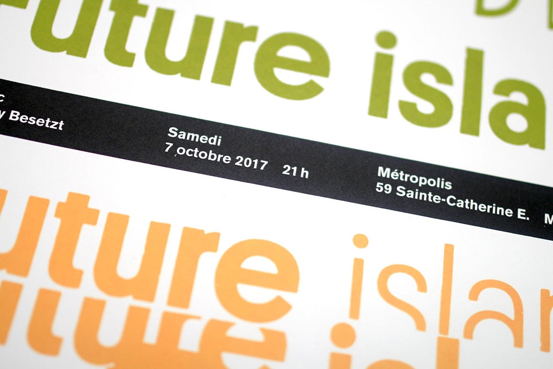 Future Islands Concert Poster - Etsy