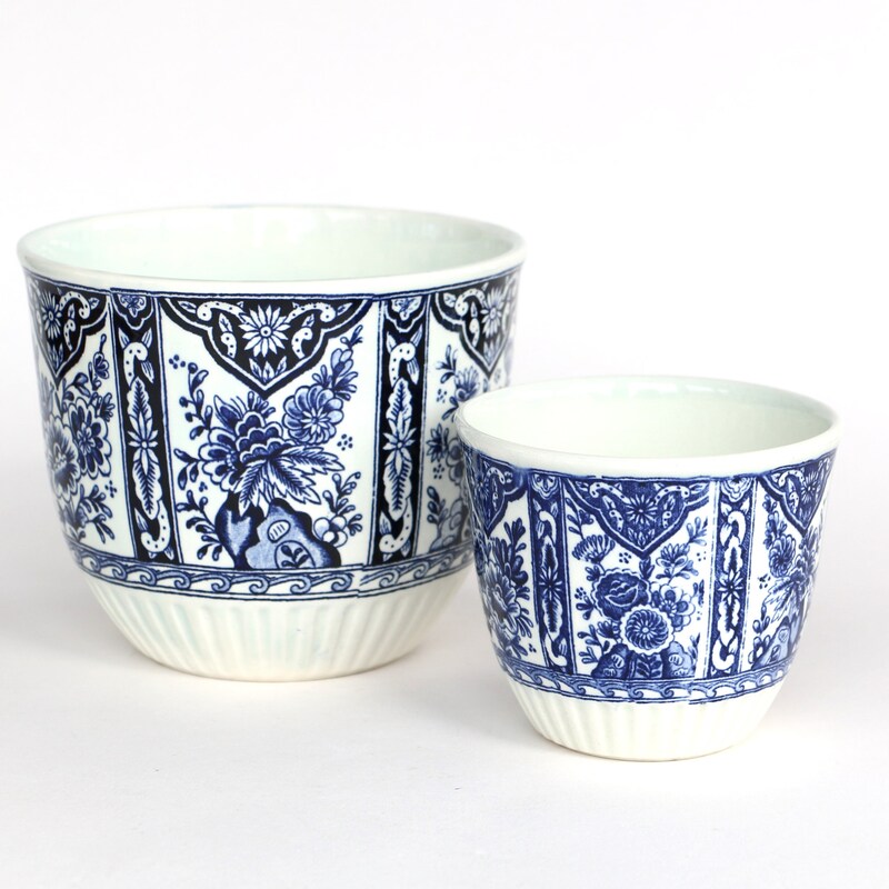Delft Blue Planter - Etsy