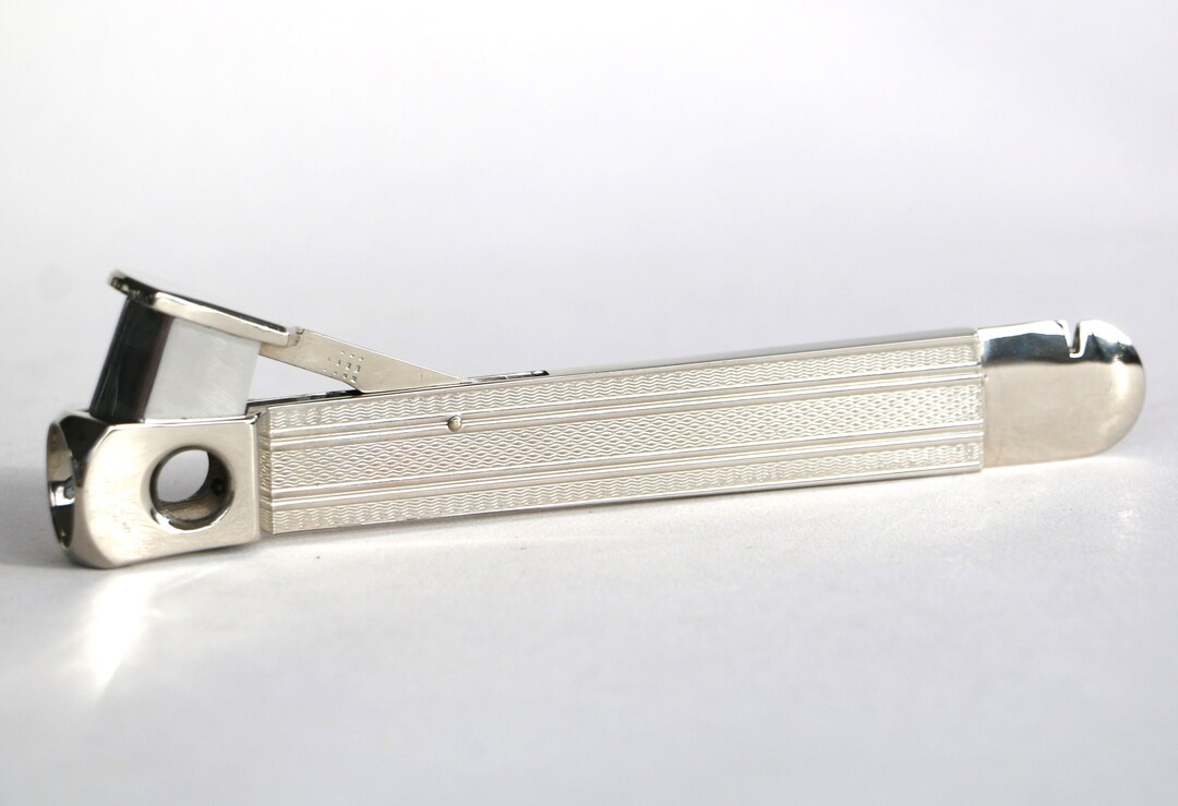 West German Cigar Cutter Solingen Havana Clipper Stainless Steel Engine ...