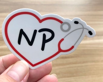 Future Nurse Practitioner Sticker Vinyl Sticker Vinyl Decal Future NP ...