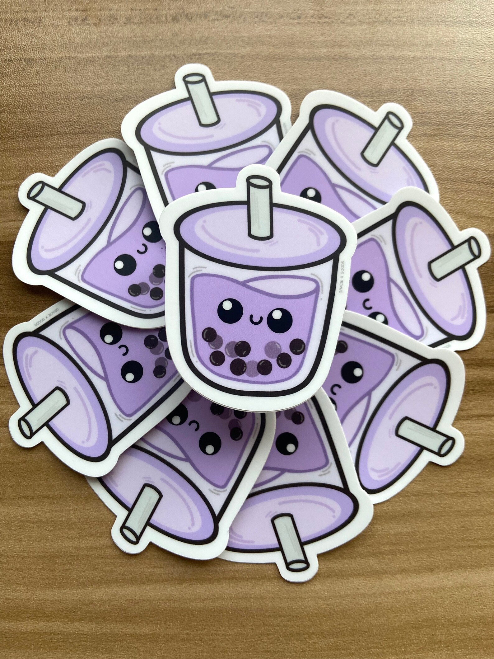Cute Boba Vinyl Sticker Boba Cup Drink Cute Boba Food Decal - Etsy