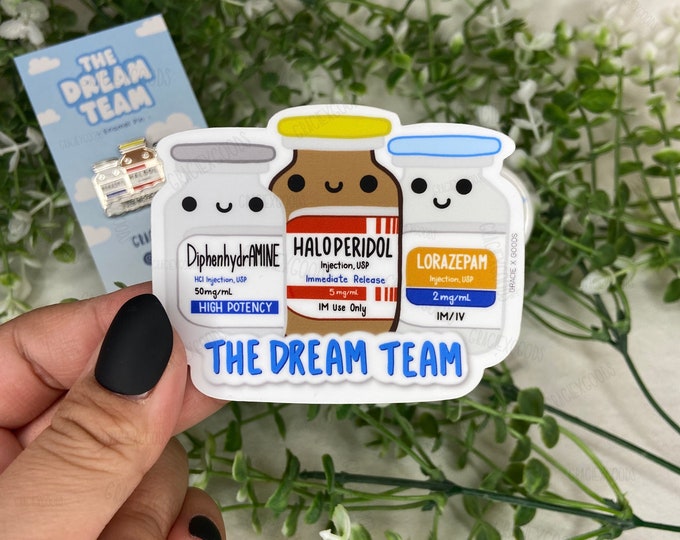 The Dream Team Matte Decal Sticker Pack Teamwork , Team Effort , Gift ...