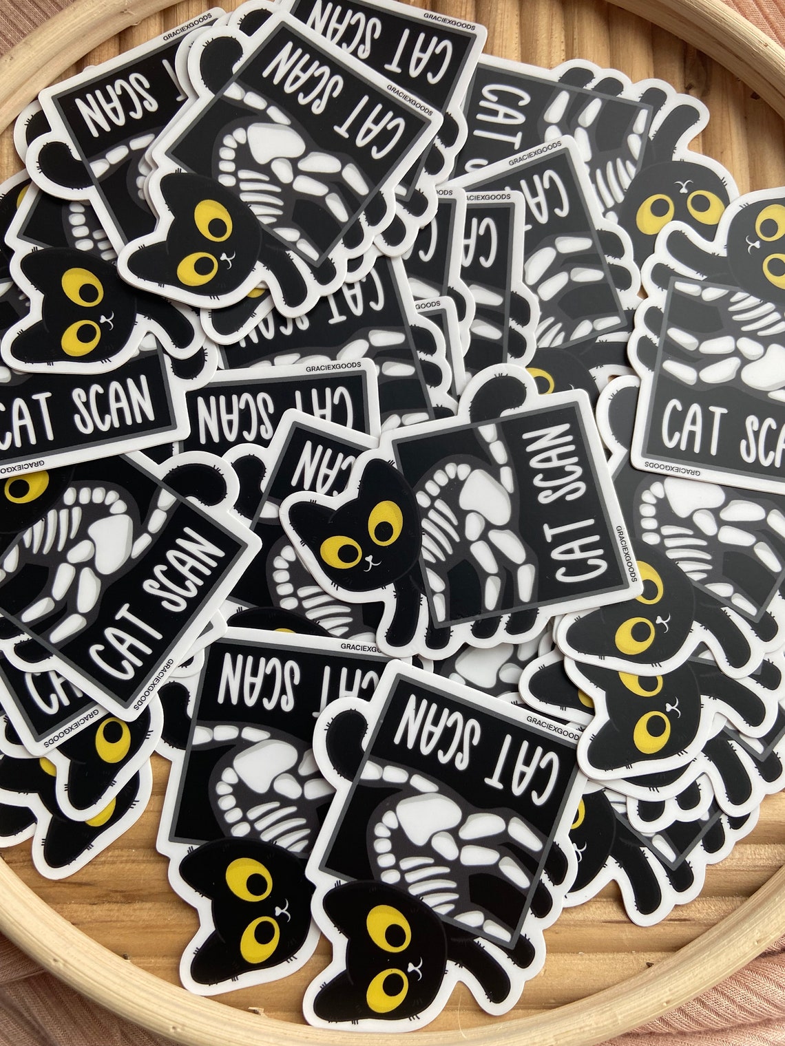 Halloween Sticker CAT Scan Healthcare Humor Healthcare - Etsy