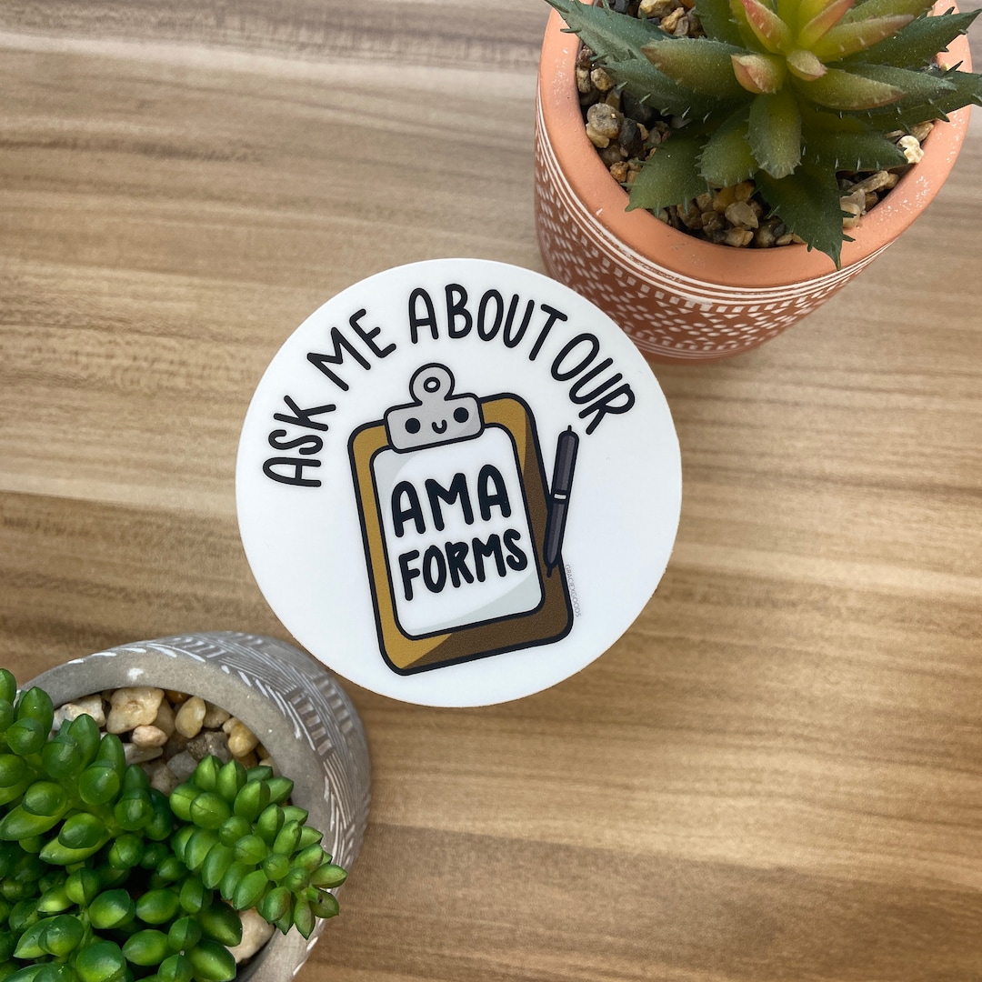 AMA Form, Emergency Room, Funny, Healthcare, Medical - Etsy