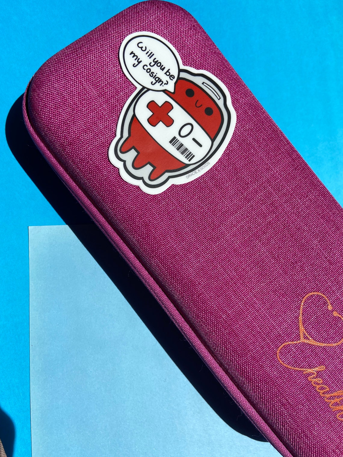 Blood Transfusion Cosign Kawaii RN Sticker Vinyl Sticker | Etsy