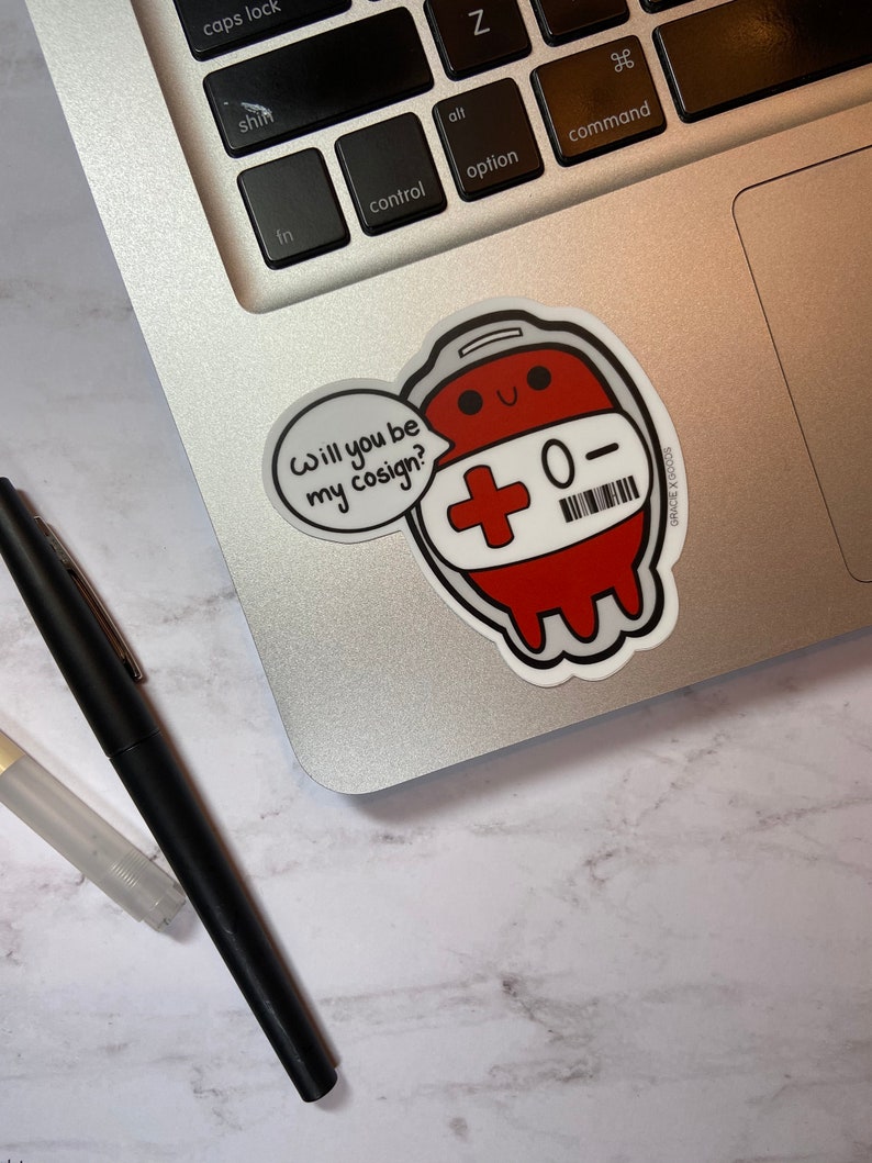 Blood Transfusion Cosign Kawaii RN Sticker Vinyl Sticker - Etsy