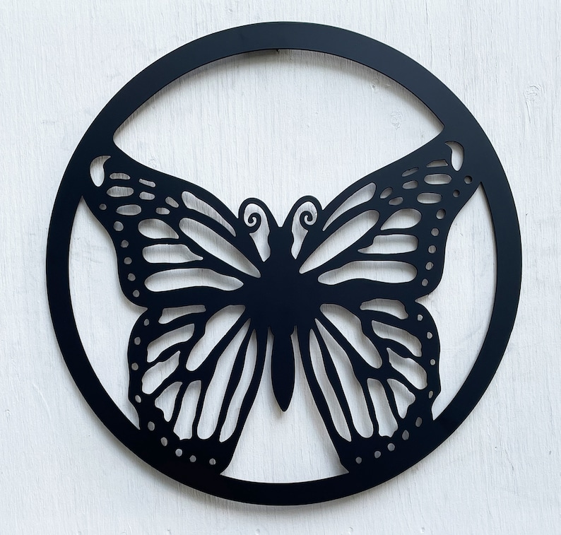 Metal Monarch Butterfly Wall Art - Etsy