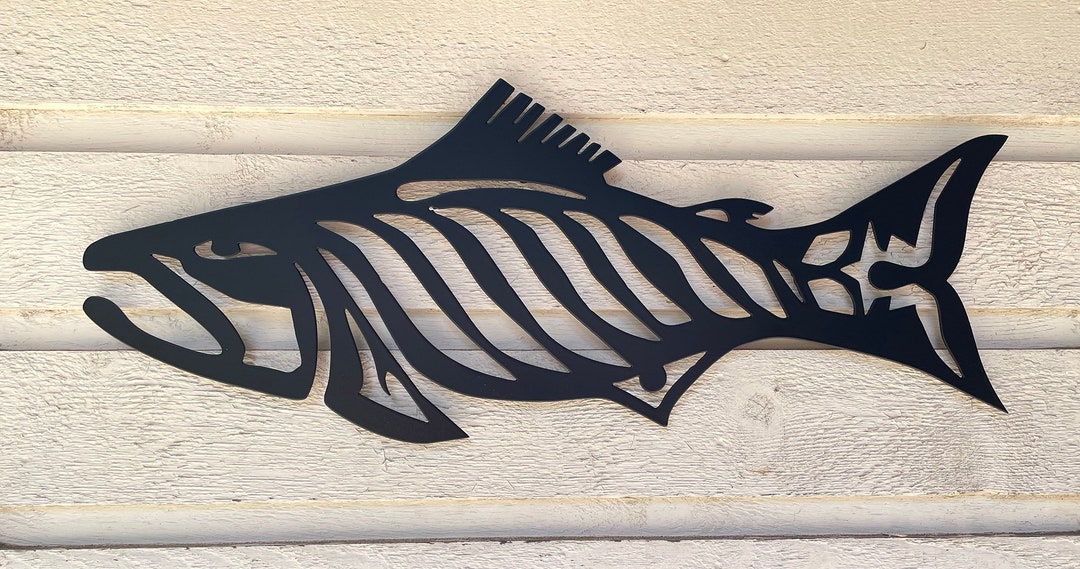 King Salmon Metal Wall Art - Etsy