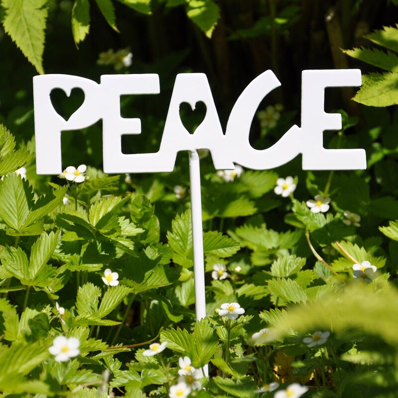 Peace Sign Yard Art - Etsy