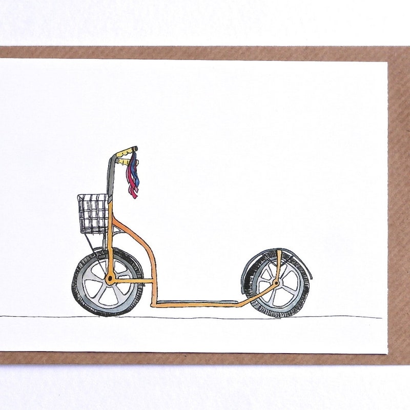 Retro Scooter - Etsy