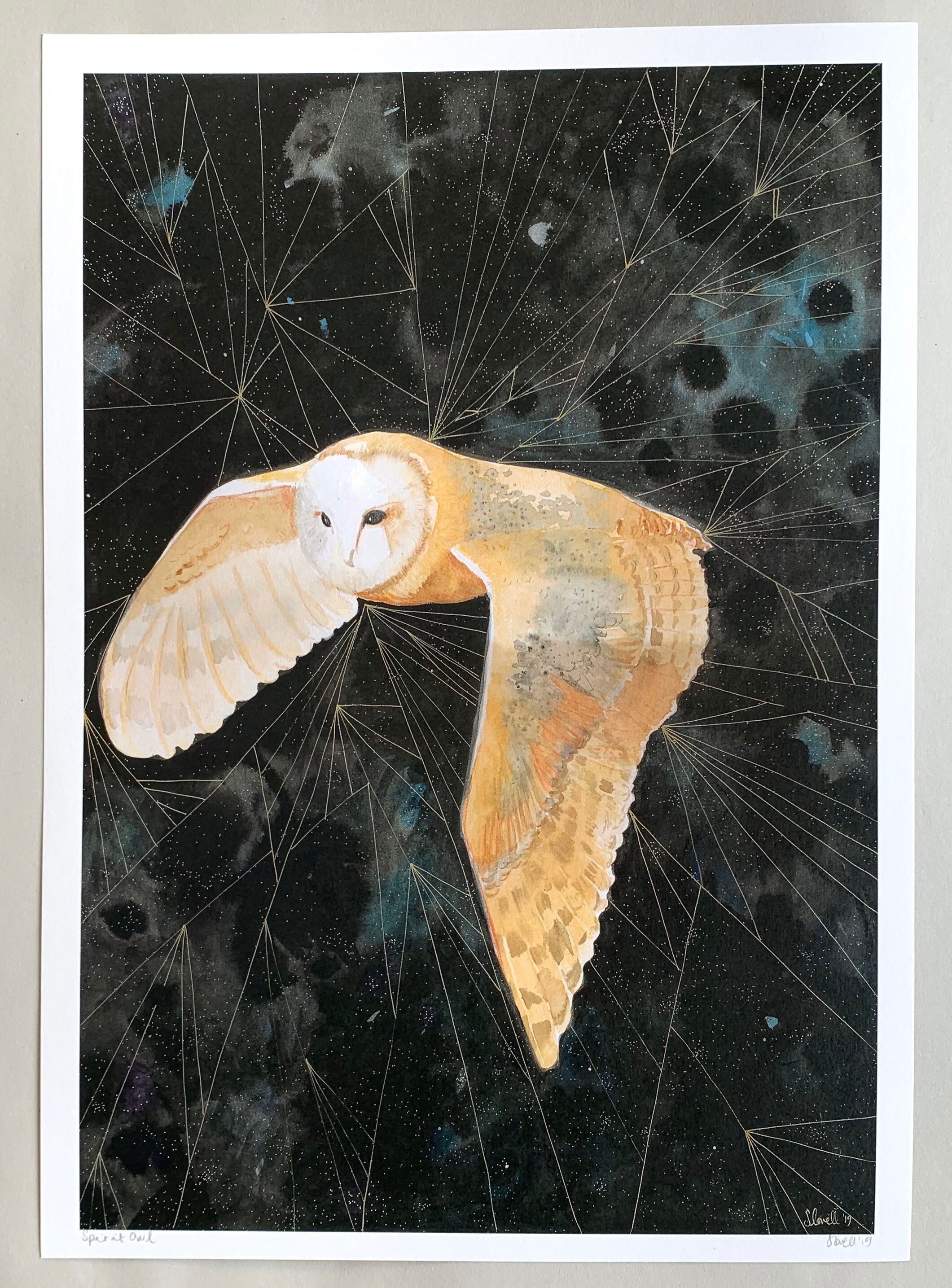 Owl Print Owl Art Owl Poster Owl Picture Barn Owl Print - Etsy