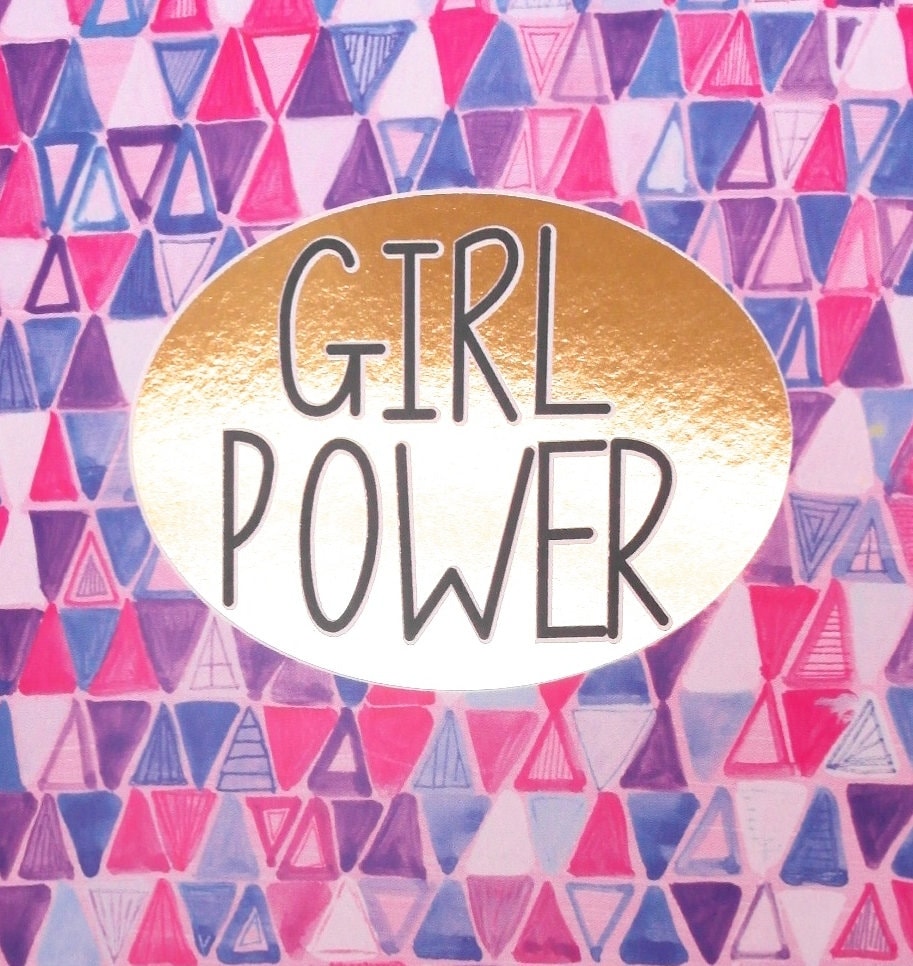 Girl Power Card Girl Birthday Card Pink Birthday Card - Etsy