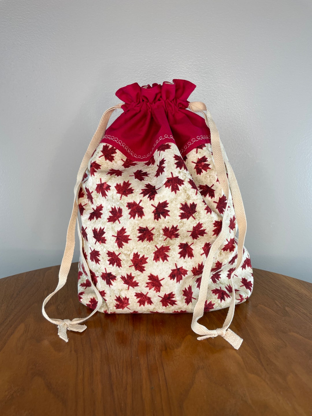 Maple Leaf Gift Bag | Maple Leaf Bag | Maple Leaf Storage Bag ...