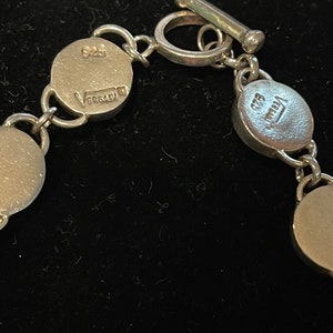 Excellent Vintage Versani Sterling Silver Necklace & Matching Earrings ...