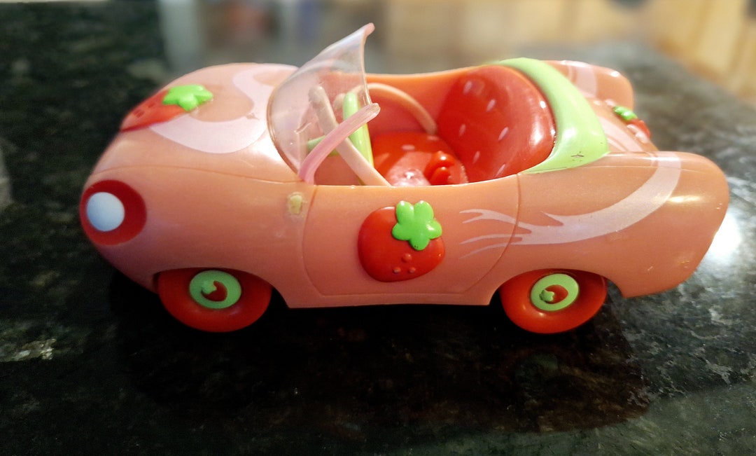 Vintage Strawberry Shortcake Pink Berry Roadster Car - Etsy