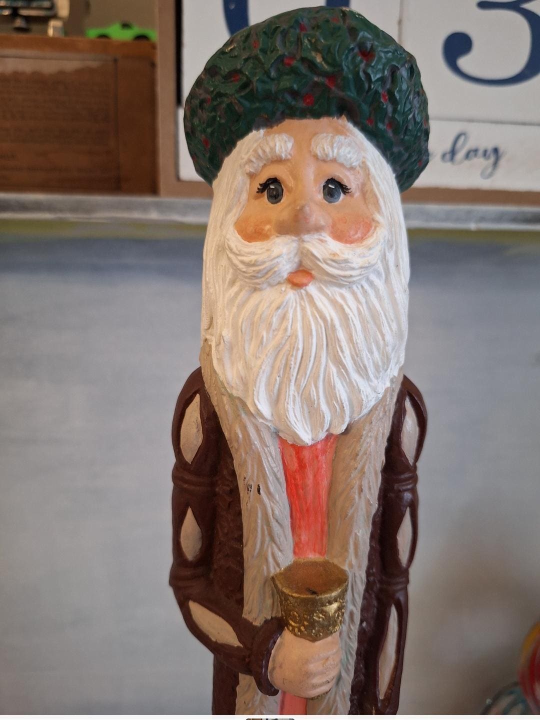 Vintage Tall Skinny Santa Claus - Etsy