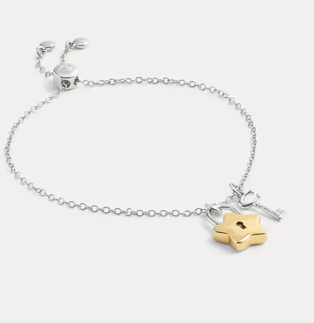 COACH Lock and Key Bracelet - Etsy