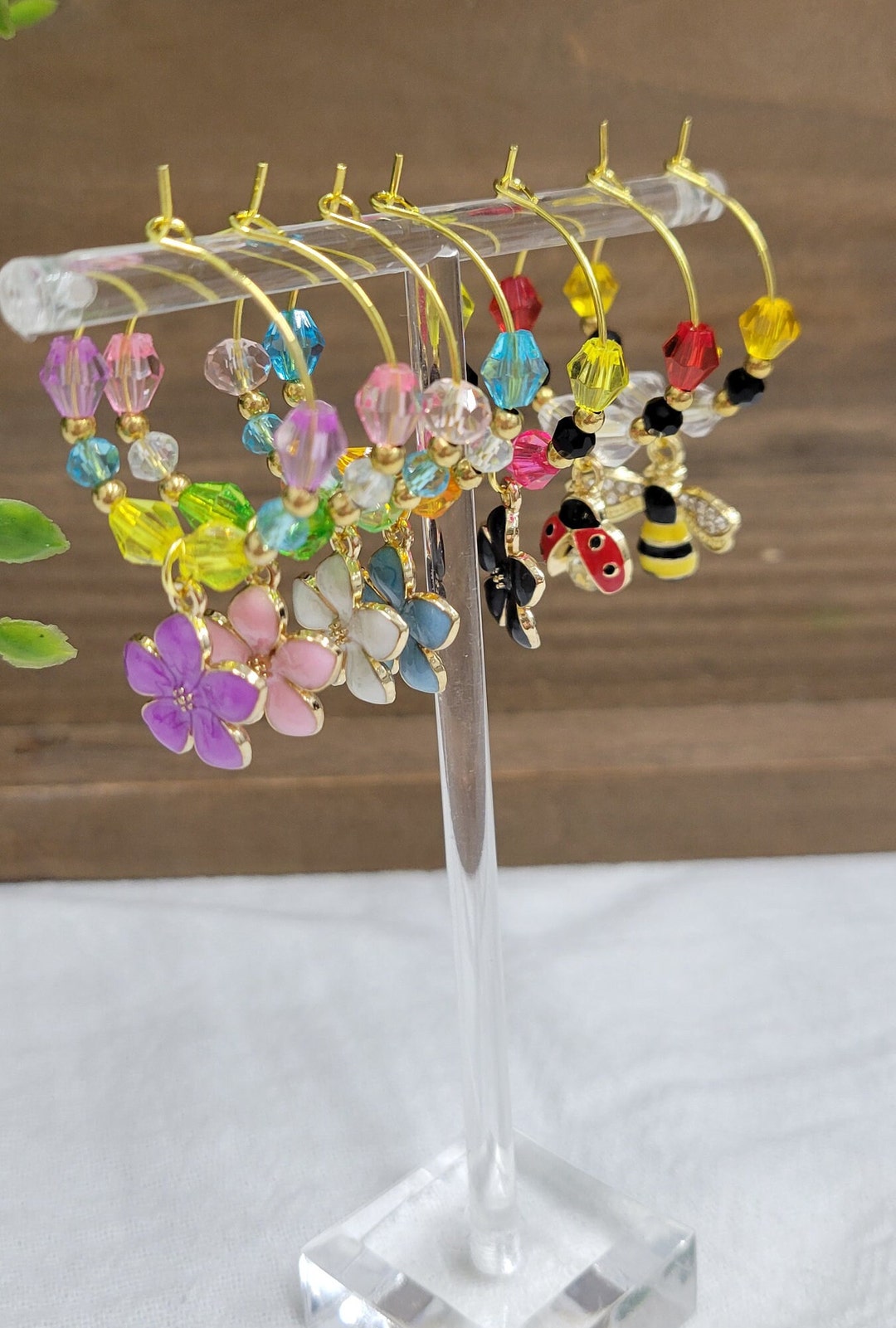 Badge Reel Charms: Spring Collection #2- Bees, Bugs & Flowers | Nurse's ...