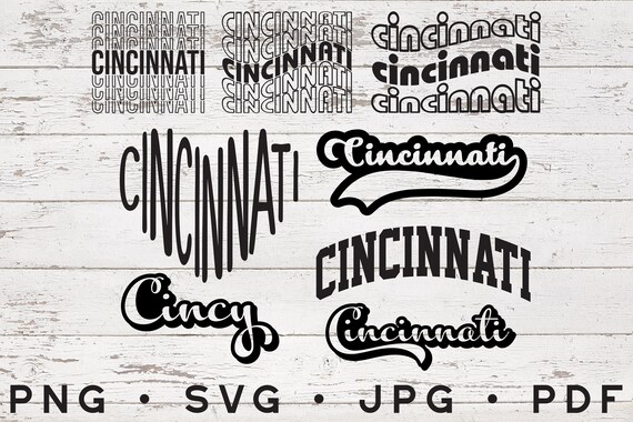 Cincinnati City Logo Bundle 1 / Ohio United States / Svg Pdf | Etsy