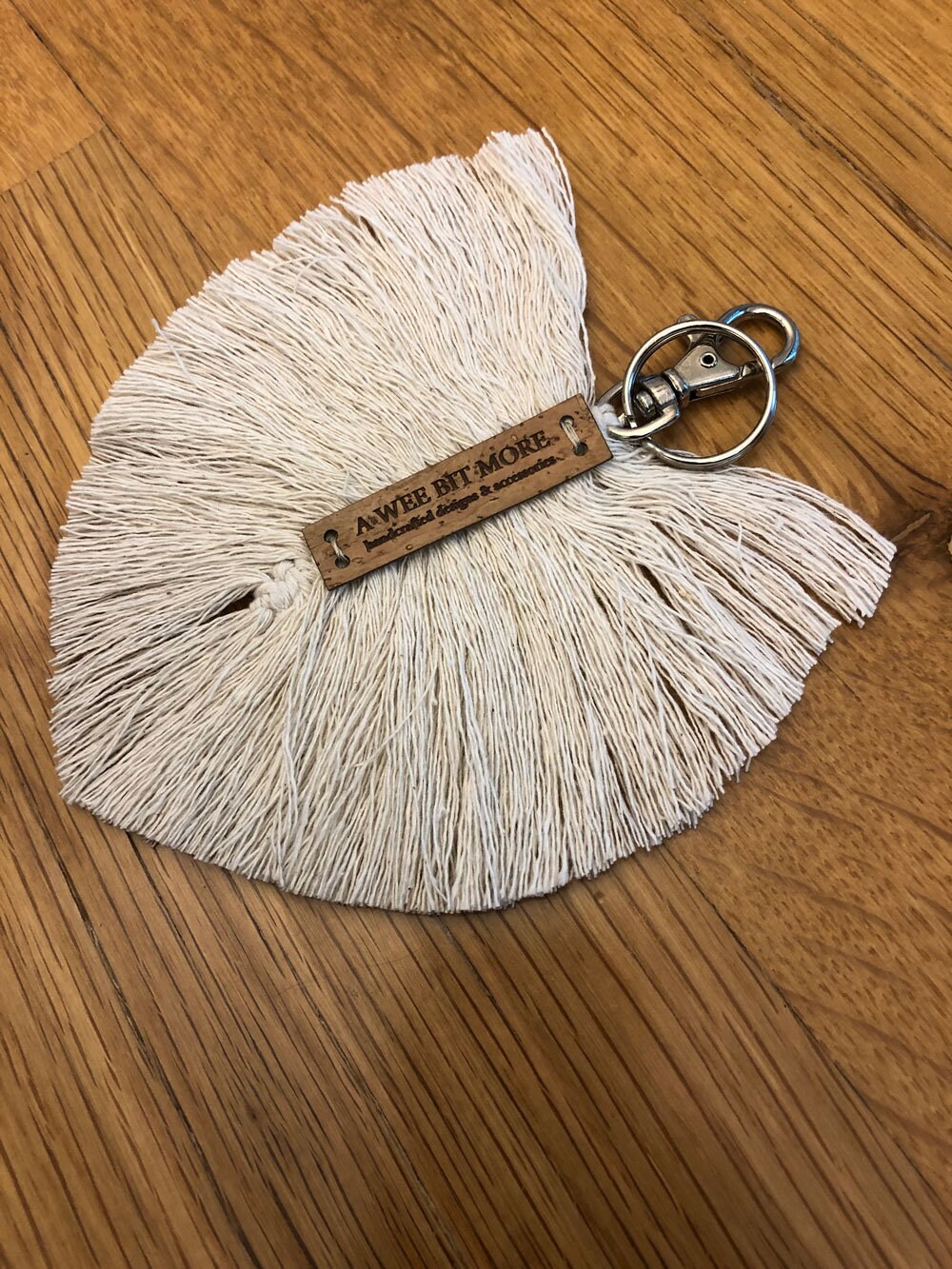 Macramé Feather Key Ring, Macramé Wall Art, Feather Key Ring ...